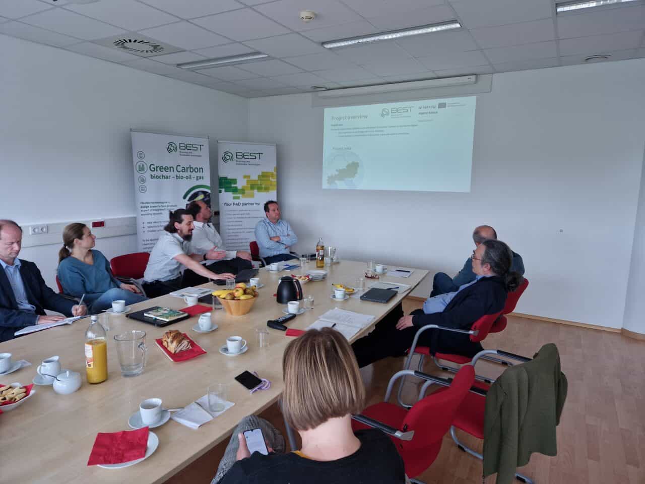 Presentation of Alps4GreenC to Austrian Ministry delegation - Alpine Space Programme