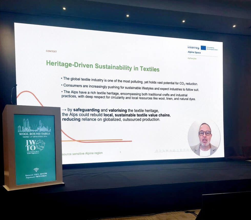 2024 IWTO Wool Round Table / AlpTextyles’ keynote video is out! - Alpine Space Programme
