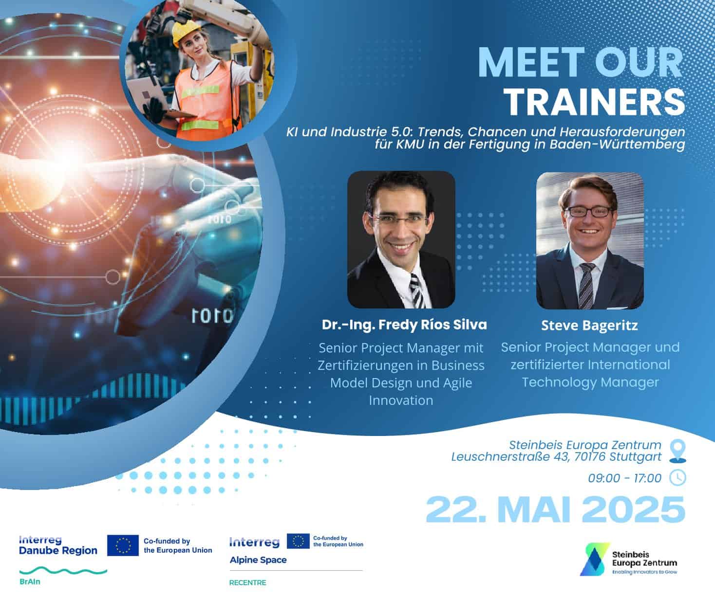 Local workshop in Stuttgart: AI and Industry 5.0 - Alpine Space Programme